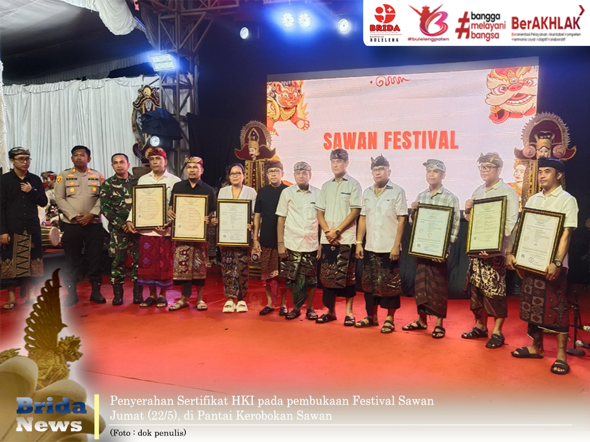 Sawan Festival 2026 Dibuka, 6 Sertifikat HKI Resmi di Serahkan | Badan ...